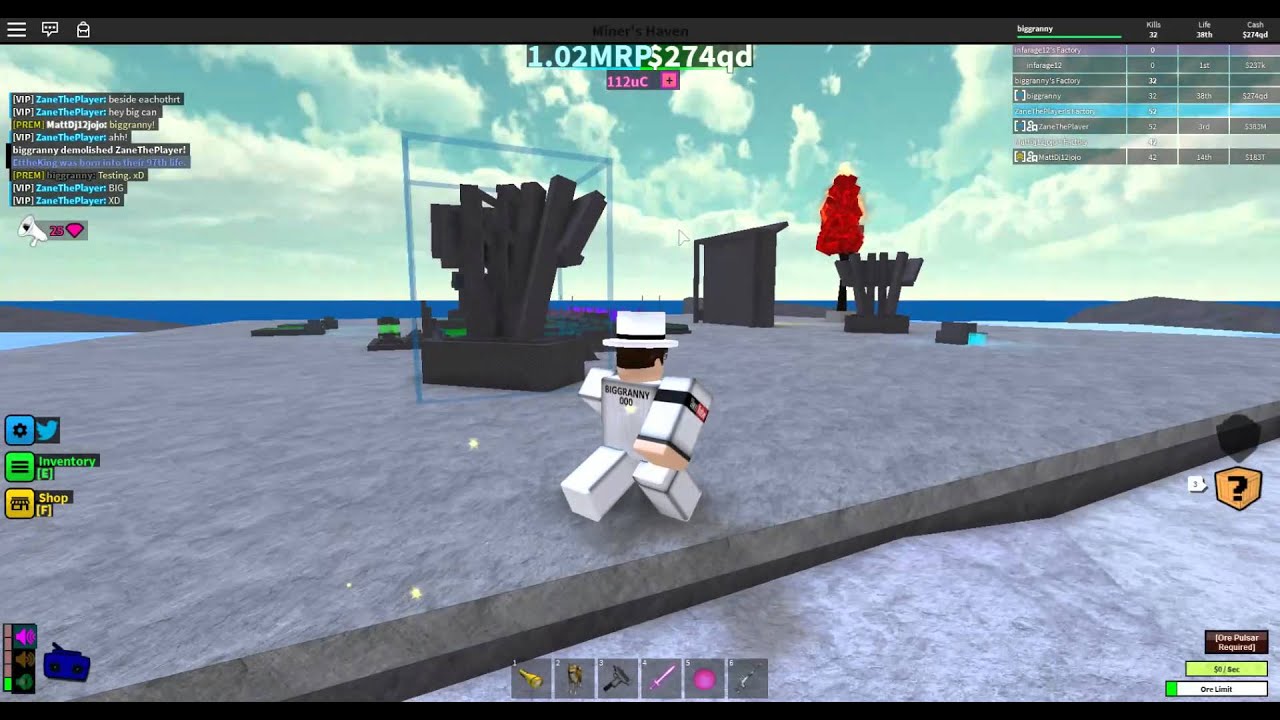 [ROBLOX: Miner's Haven] - Freeze Ray Tech Review - YouTube