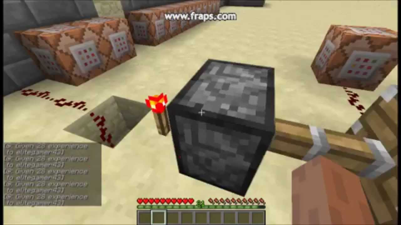 Minecraft cool things with command blocks - YouTube