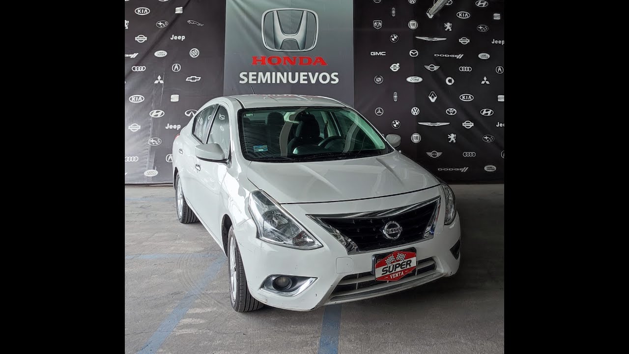 NISSAN VERSA ADVANCE 2018 COLOR. BLANCO - YouTube