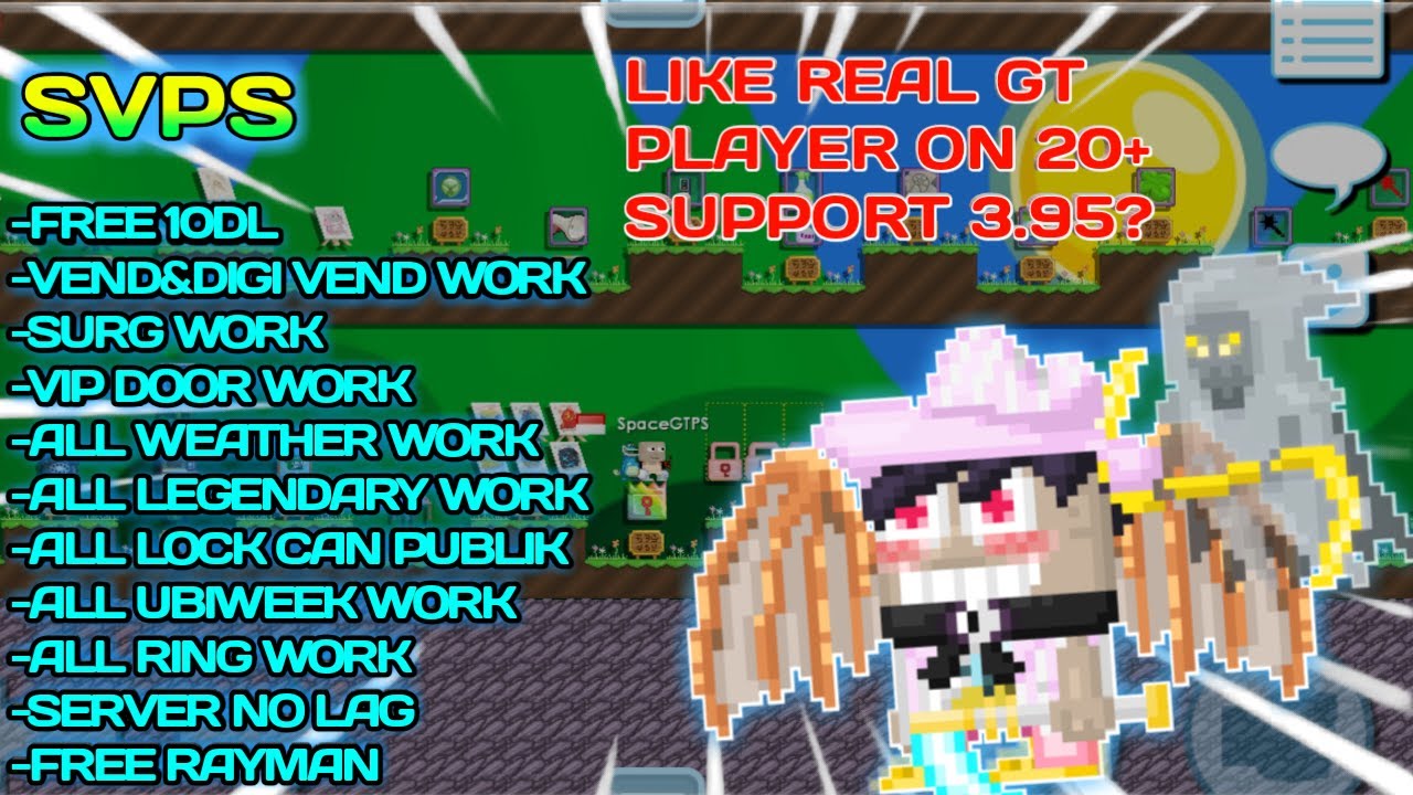 FREE RAYMAN?LIKE RGT?🙀||GROWTOPIA PRIVATE SERVER 2022🔰-GTPS TERMANTAP ...