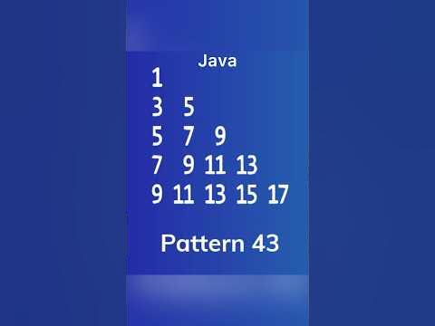 13579 Java Number Pattern for Interview Tricky Java Interview Questions#javainterviewquestions# ...