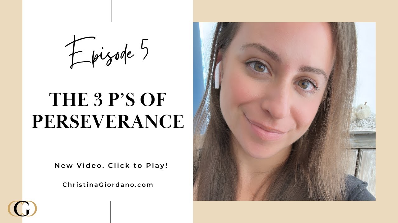 Soul'd: The 3 P’s of Perseverance - YouTube