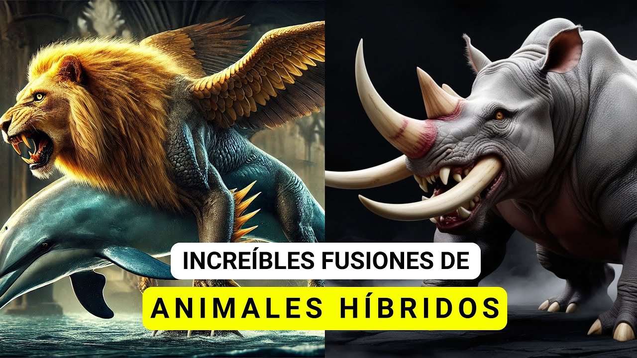 Increíbles Fusiones de Animales Híbridos - YouTube