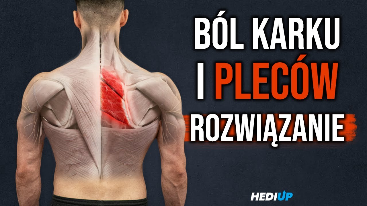 Ból Między Łopatkami, Pleców i Karku | Ćwiczenia Na Mięsień ...