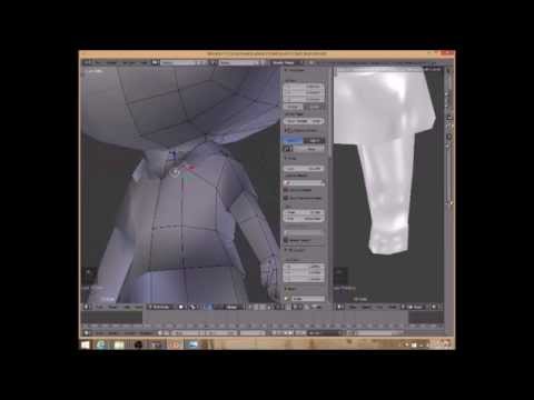 Low Poly Chibi Character Part 2 (Cloth Detail) - Blender - YouTube