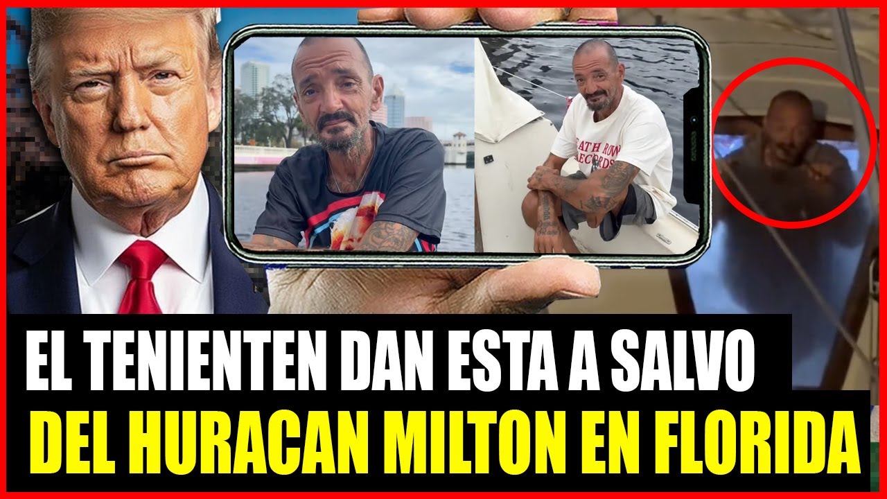 🚨 EL TENIENTE DAN de FLORIDA SOBREVIVE A LA FURIA DEL HURACÁN MILTON ...