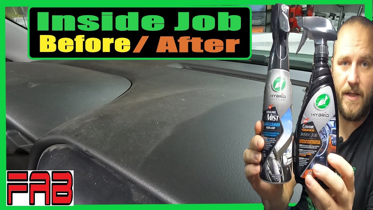 New Turtle Wax Inside Job and Mist Glass Cleaner First Use! - YouTube