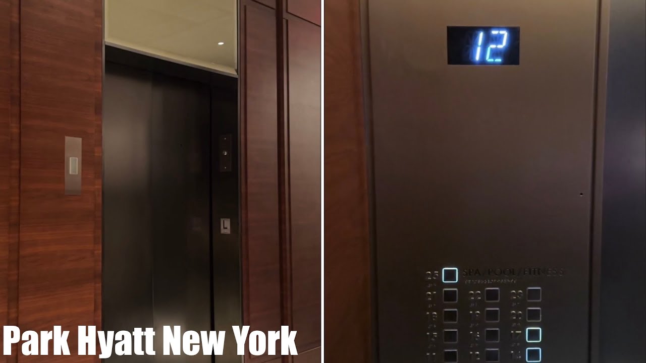 Beautiful Fujitec Traction Elevators @ Park Hyatt New York, New York ...