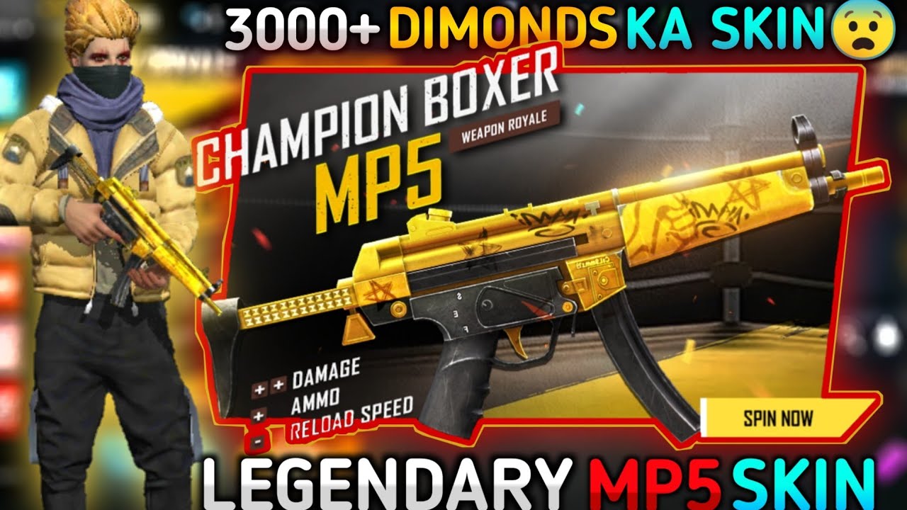 free fire new event || free fire new mp5 gunskin || i got permanent in ...