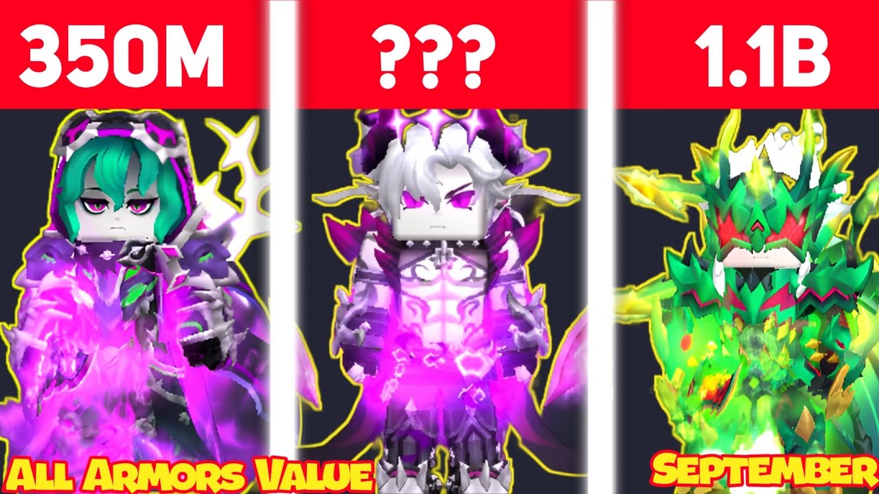 Value List Skyblock 2025 || All Mvp Armors Value || Skyblock Blockman ...
