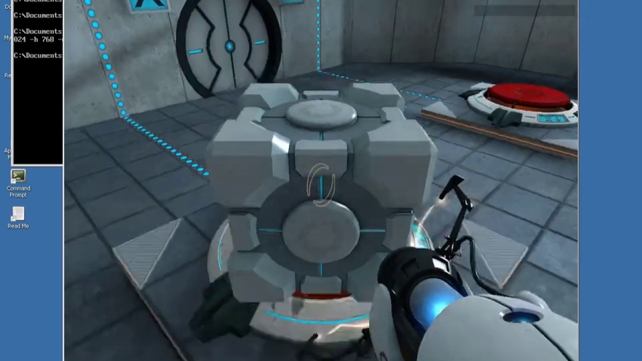 Portal running on ReactOS - YouTube