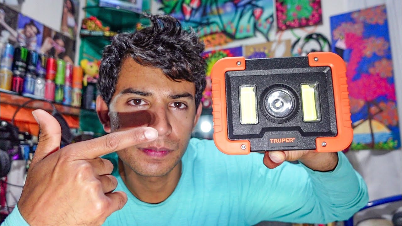 LÁMPARA LED RECARGABLE TRUPER | REVIEW - YouTube