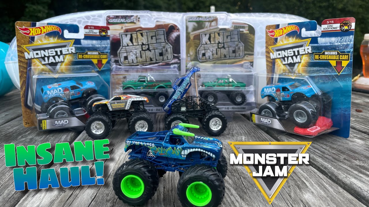 This Weeks MONSTER JAM Diecast Haul Was AMAZING! RARE, VINTAGE AND ...