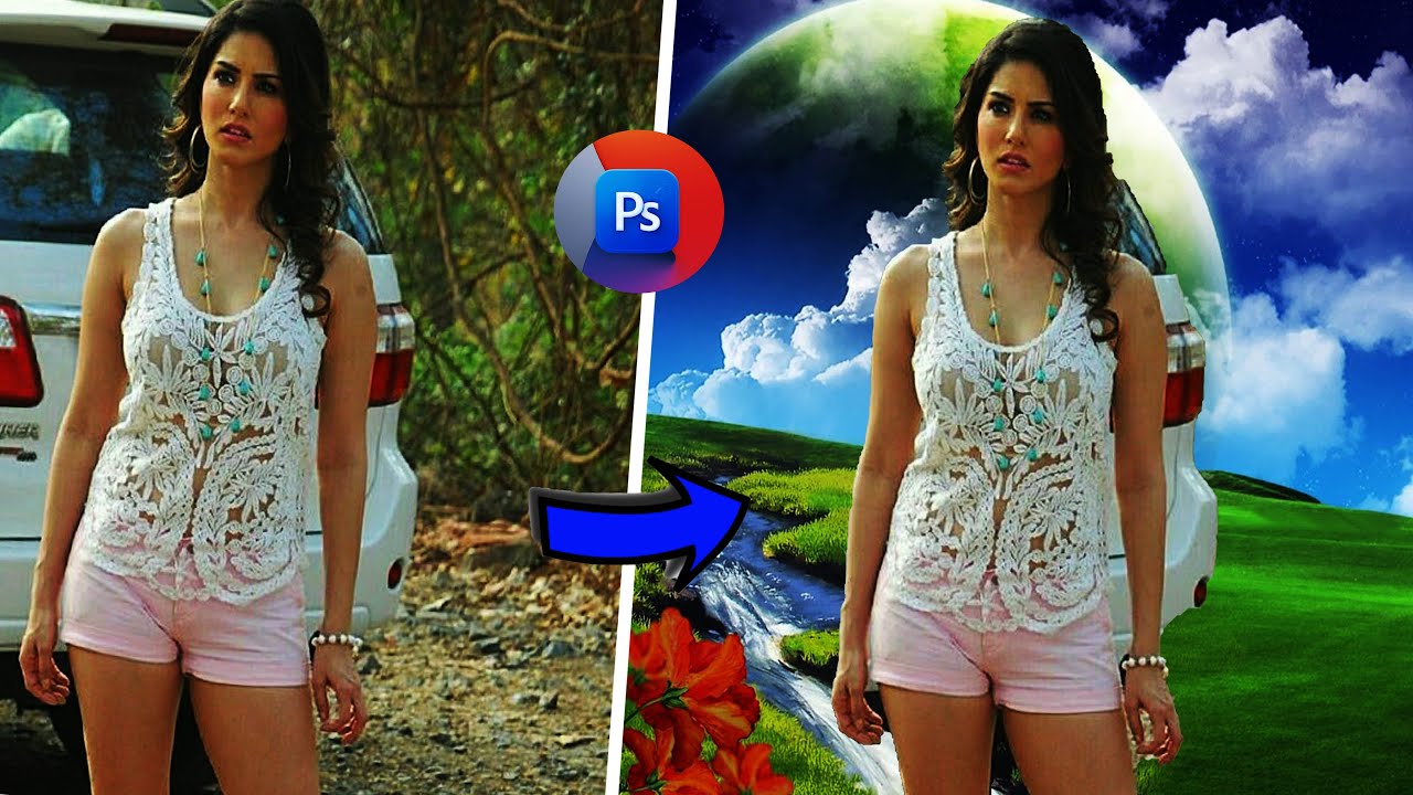 Photoshop Tutorial : How to Change Background Using Channel Quickly ...