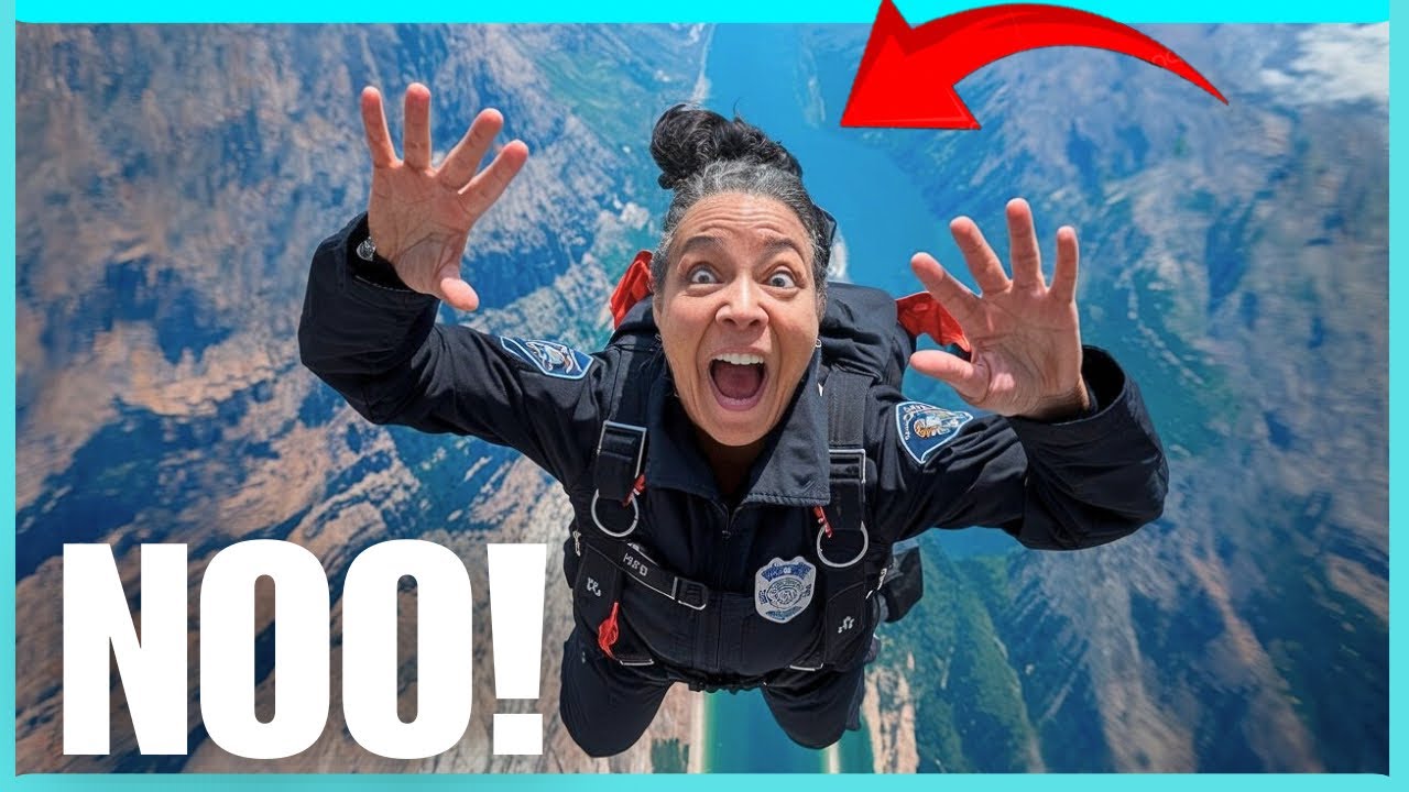 NYPD Officer's Insane Cliff Jump Stunt Goes VIRAL! - YouTube