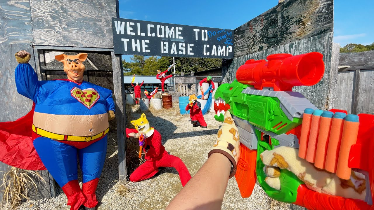 Nerf War | Amusement Park Battle 28 (Nerf First Person Shooter) - YouTube