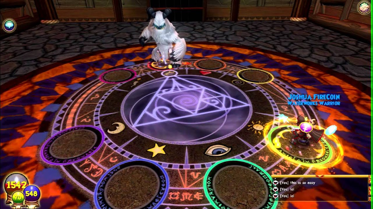The Yeti Boss On Wizard101 - YouTube