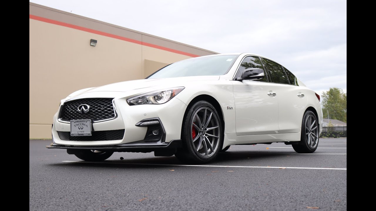 2019 INFINITI Q50 RED SPORT 400 with Custom Wheels and Front Splitter ...