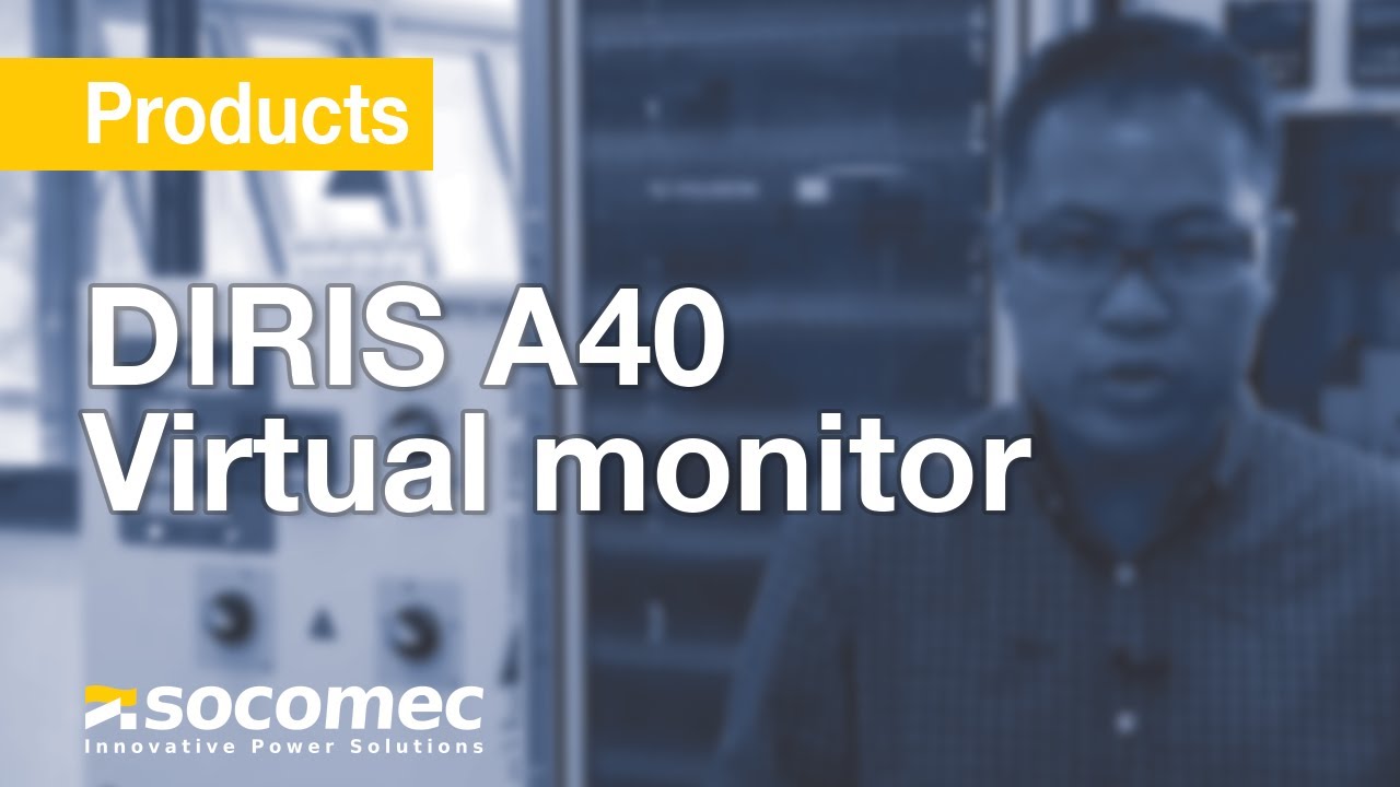 DIRIS A40 Virtual Monitor - YouTube