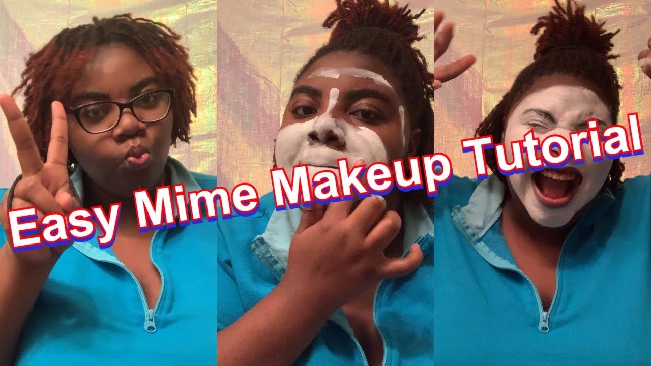 EASY/ BEGINNER Mime Makeup Tutorial (Mehron) - YouTube