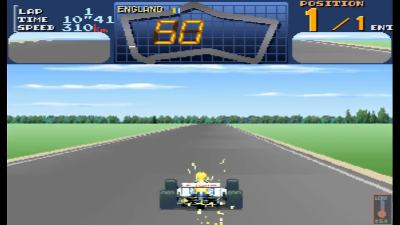 Final Lap 3 - Namco System 2 Derivative - England - White (Williams ...