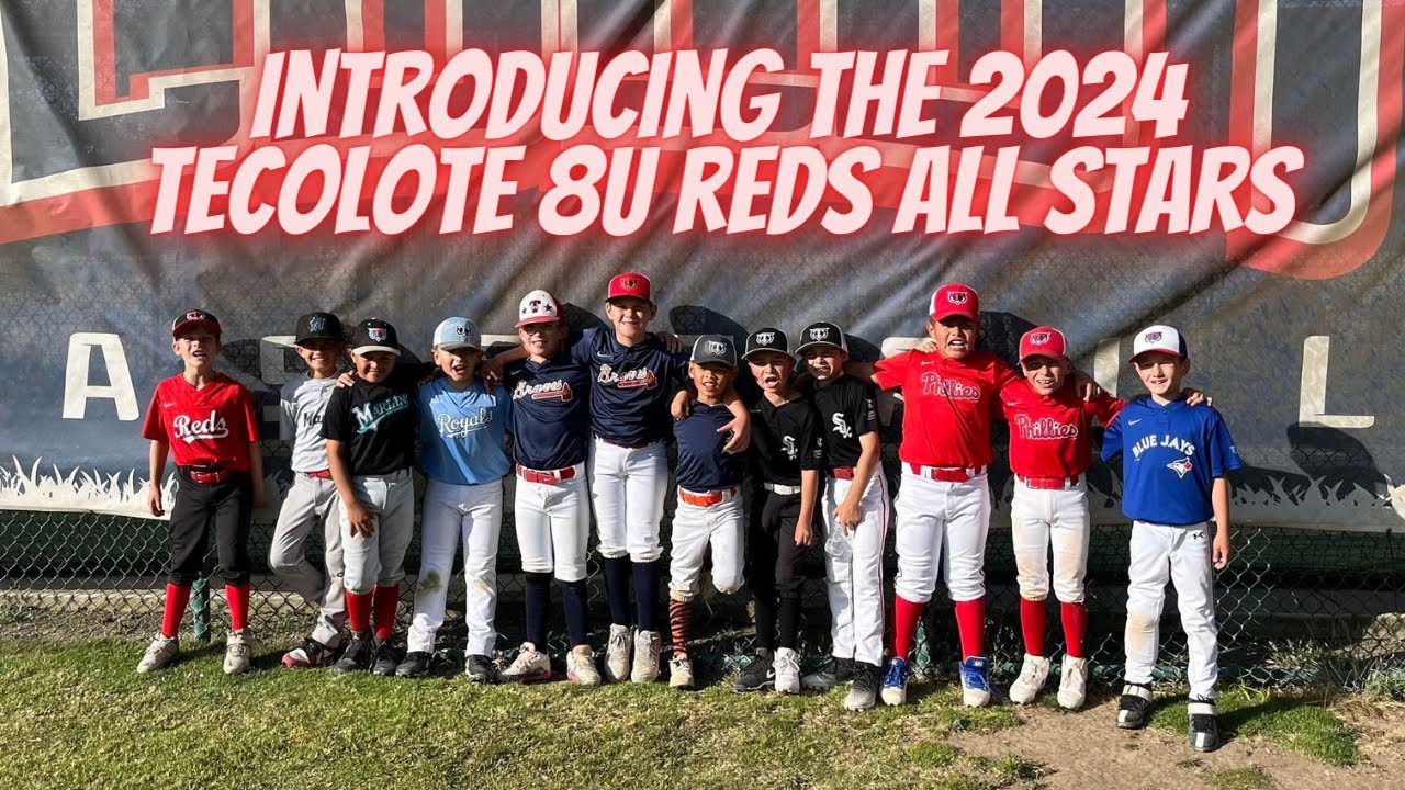 INTRODUCING THE 2024 TECOLOTE 8U RED ALL STARS - YouTube
