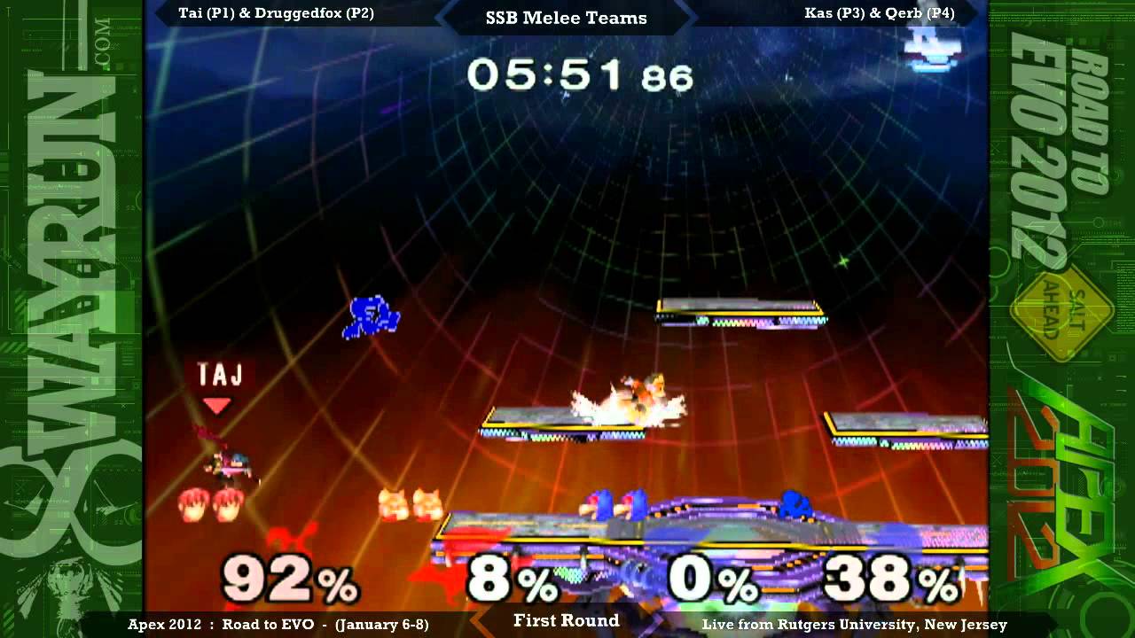 Apex 2012 - Melee Teams: Tai & Druggedfox vs. Kas & Qerb FR - YouTube