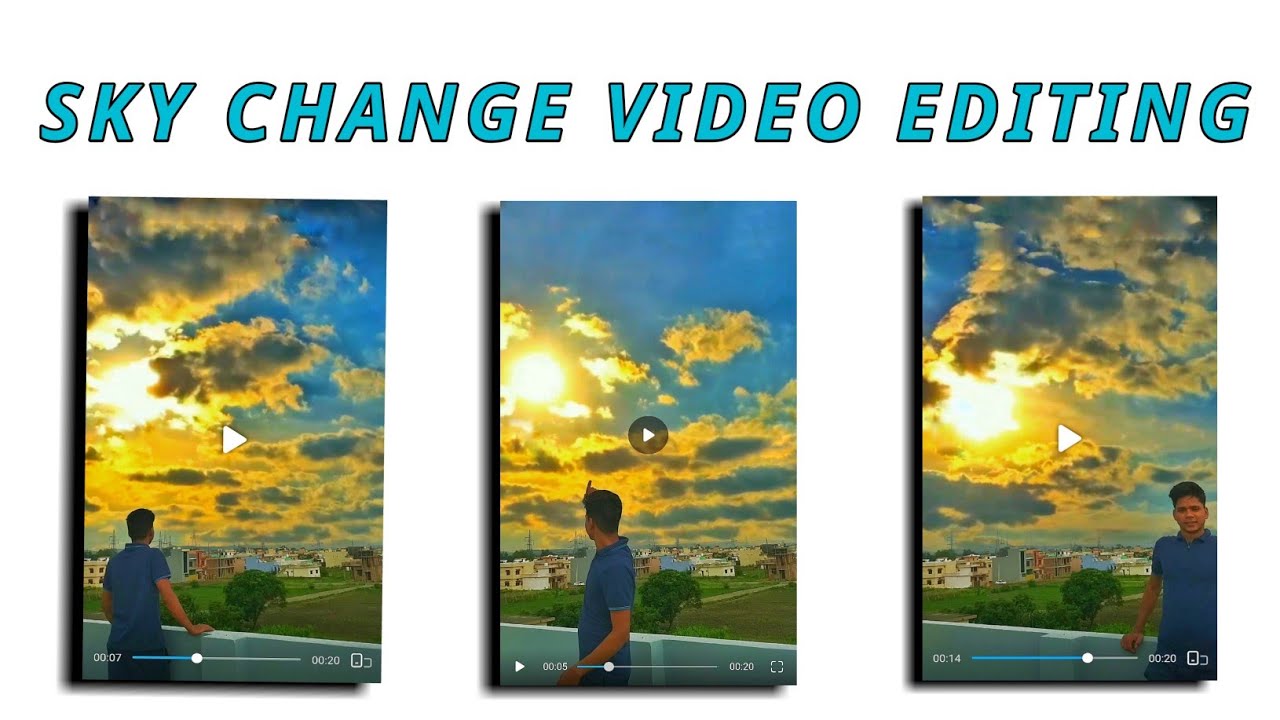 SKY Moving Video Editing | Video Background Moving Editing in Phone ...