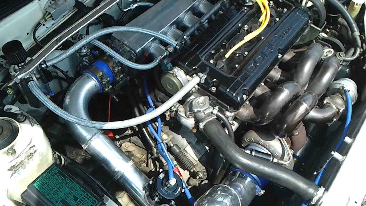 DSM 4G63 With Vibrant Street Performance Exhaust Muffler GT35R BC 272 ...