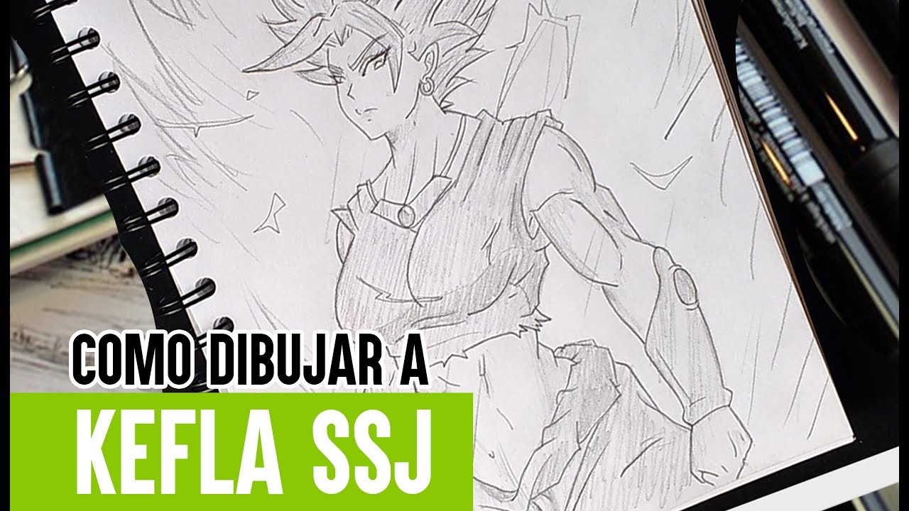 Como Dibujar a Kefla SSJ Paso a Paso // How to draw Kefla SSJ // DRAGON ...