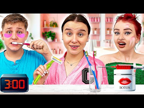 Meine ABENDROUTINE für die SCHULE 😳🧴(Winter-Edition) - Celina