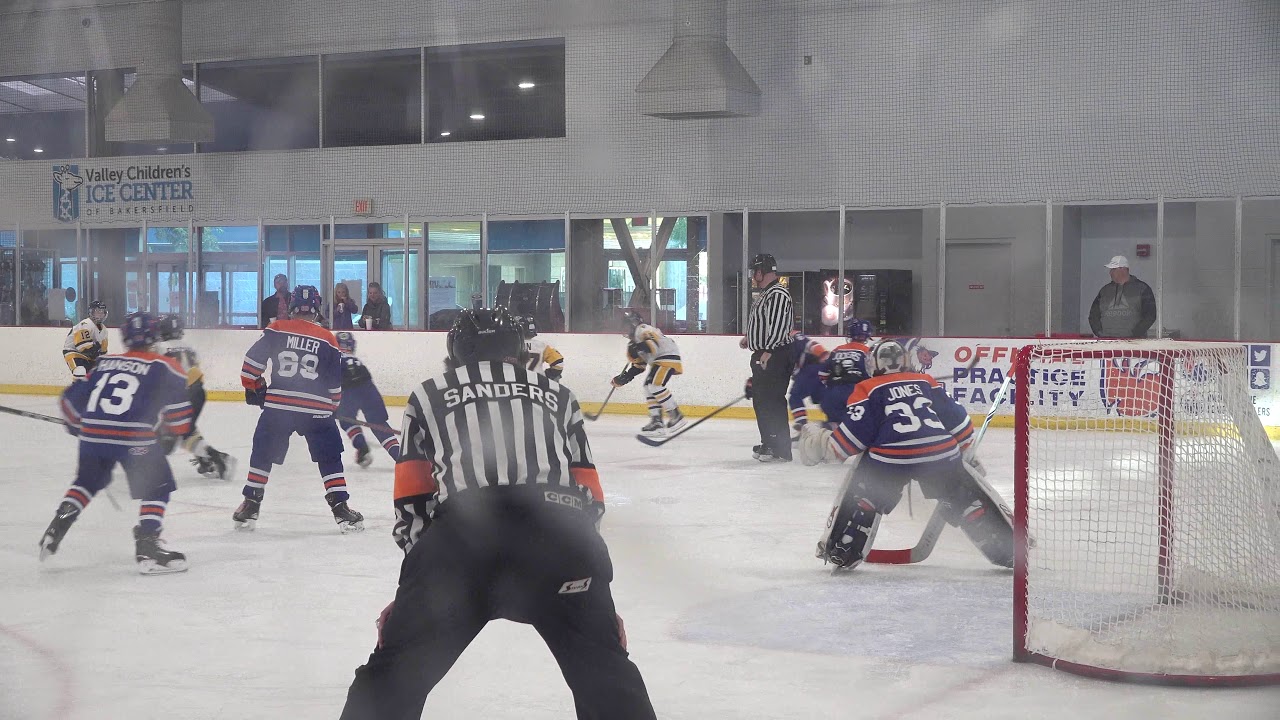 Valencia Jr. Flyers vs Bakersfield Jr. Condors Peewee A - YouTube
