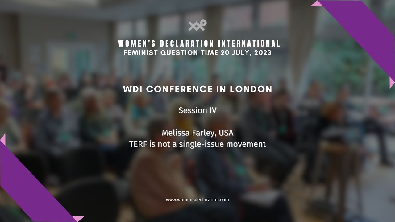 Melissa Farley, USA, TERF is not a single-issue movement #WDI #FQT # ...