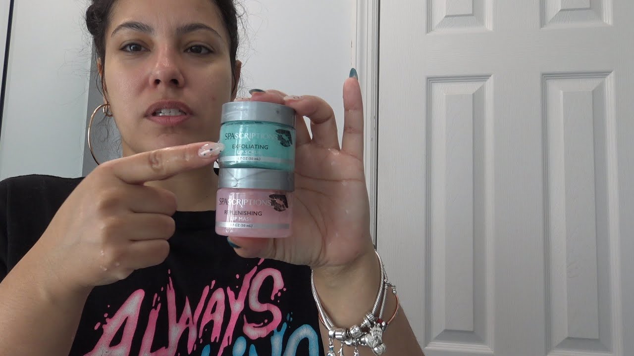 Trying Dollar General Lip Scrub And Lip Mask - YouTube