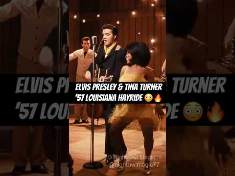 Elvis Presley & Tina Turner ’57 Louisiana Hayride 😳🔥 #shorts #viral #elvispresley