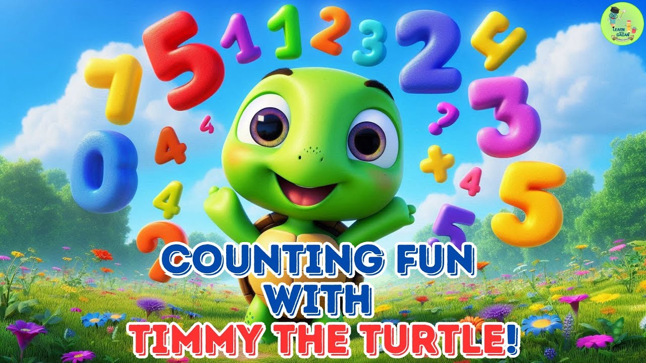 Counting Fun with Timmy the Turtle! 🐢 | Learn Numbers with Animals ...