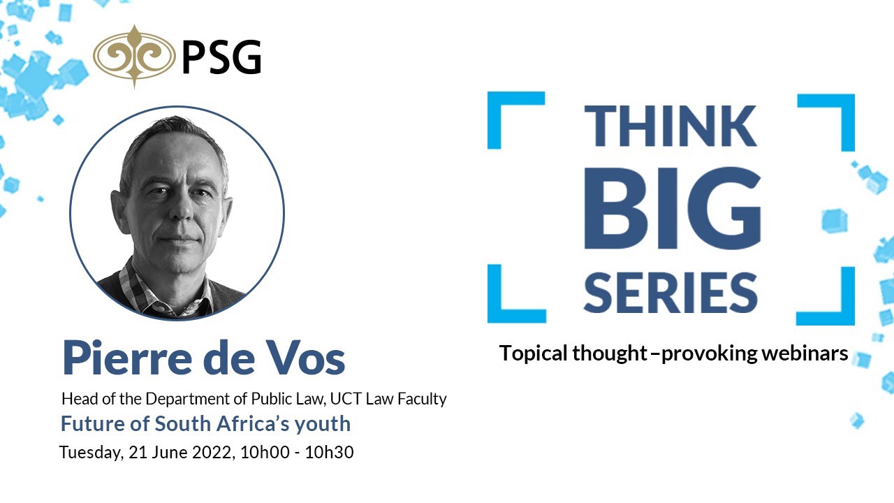 PSG Think Big Series: Pierre De Vos - YouTube