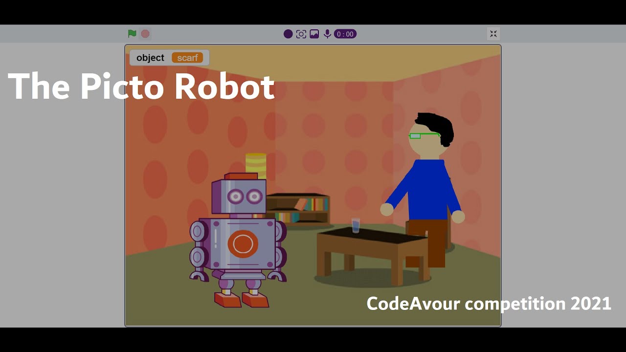 CodeAvour competition 2021, The Picto Robot - YouTube