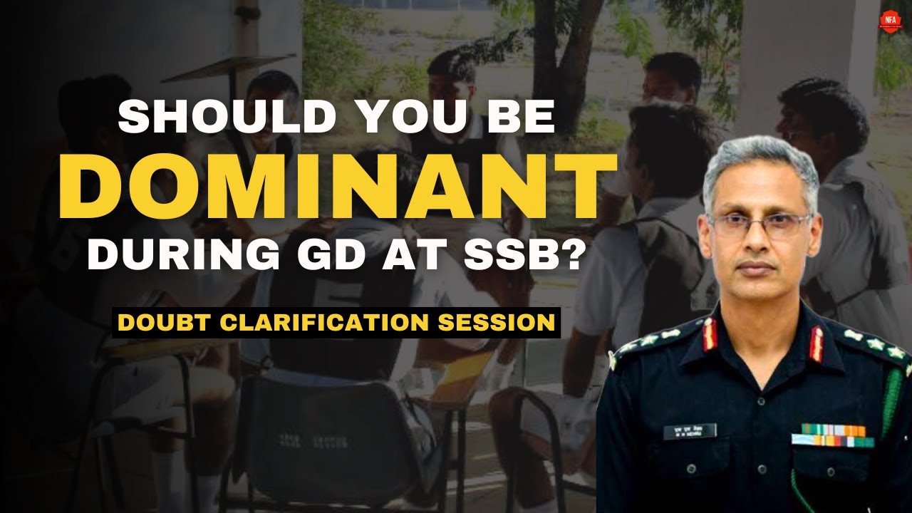 Right Way to Be Assertive during GD at SSB | Doubt Clarification ...