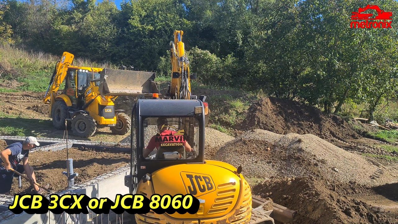 What do You Prefer? JCB 3CX vs JCB 8060 - YouTube