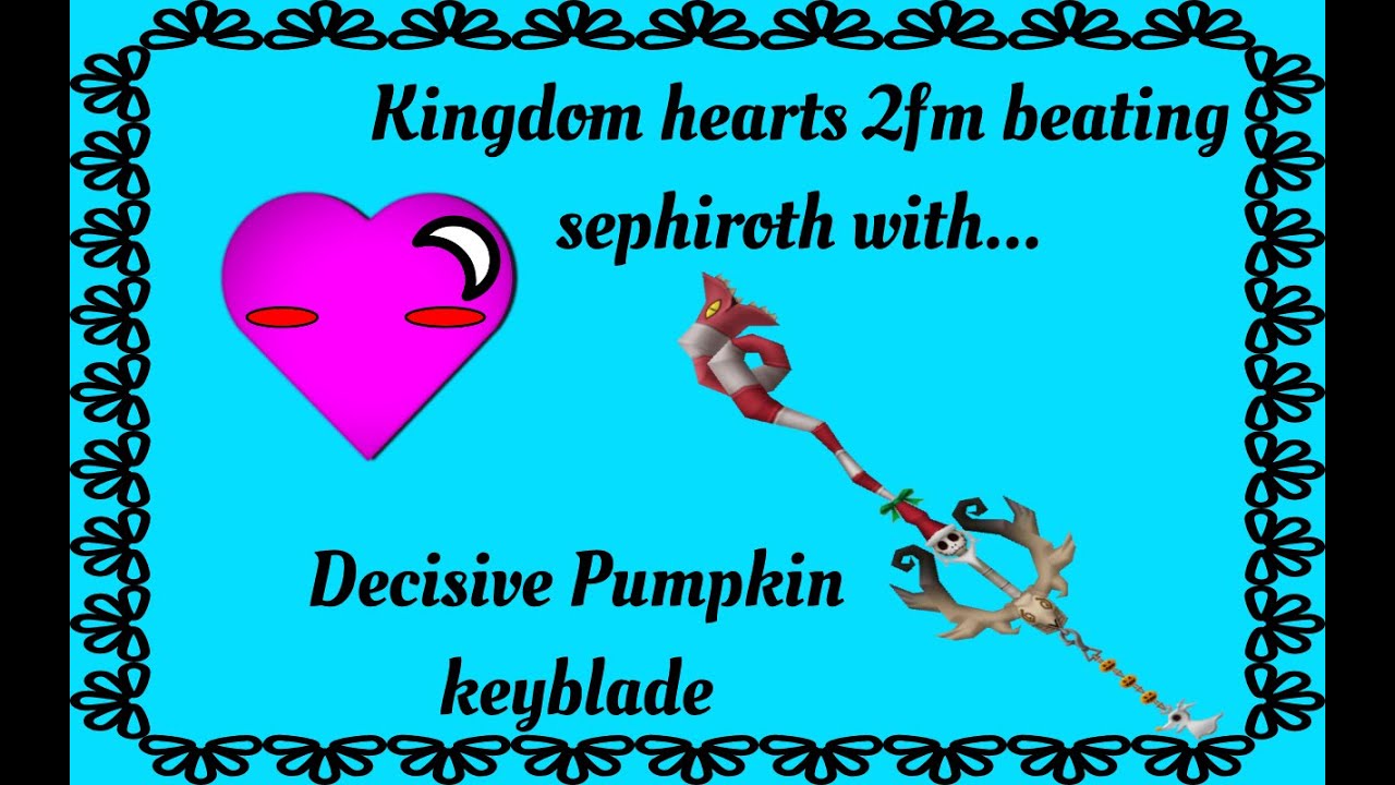 Kingdom Hearts Sephiroth Keyblade