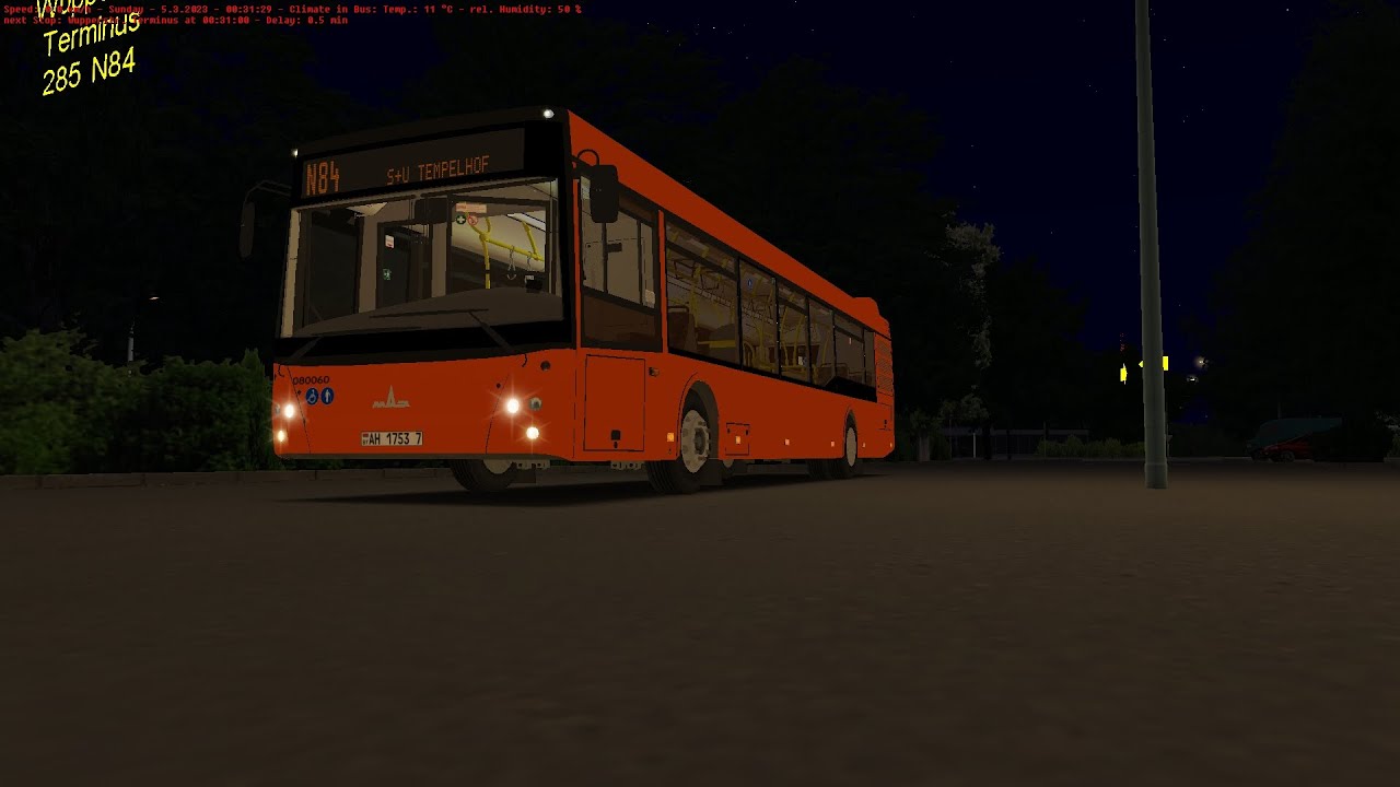 Omsi 2 - Berlin X10 - Line N84 - MAZ 203.065 2013 - YouTube