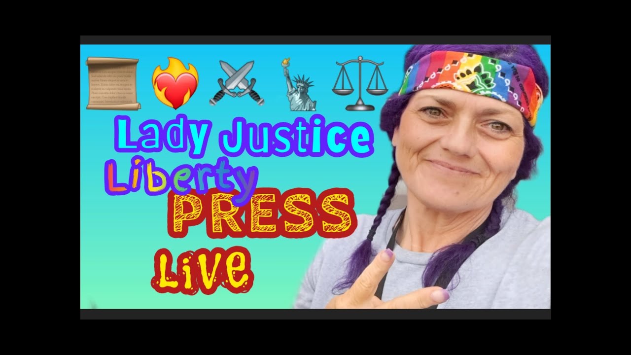 Lady Justice Liberty PRESS ⚖🗽 is going live! - YouTube