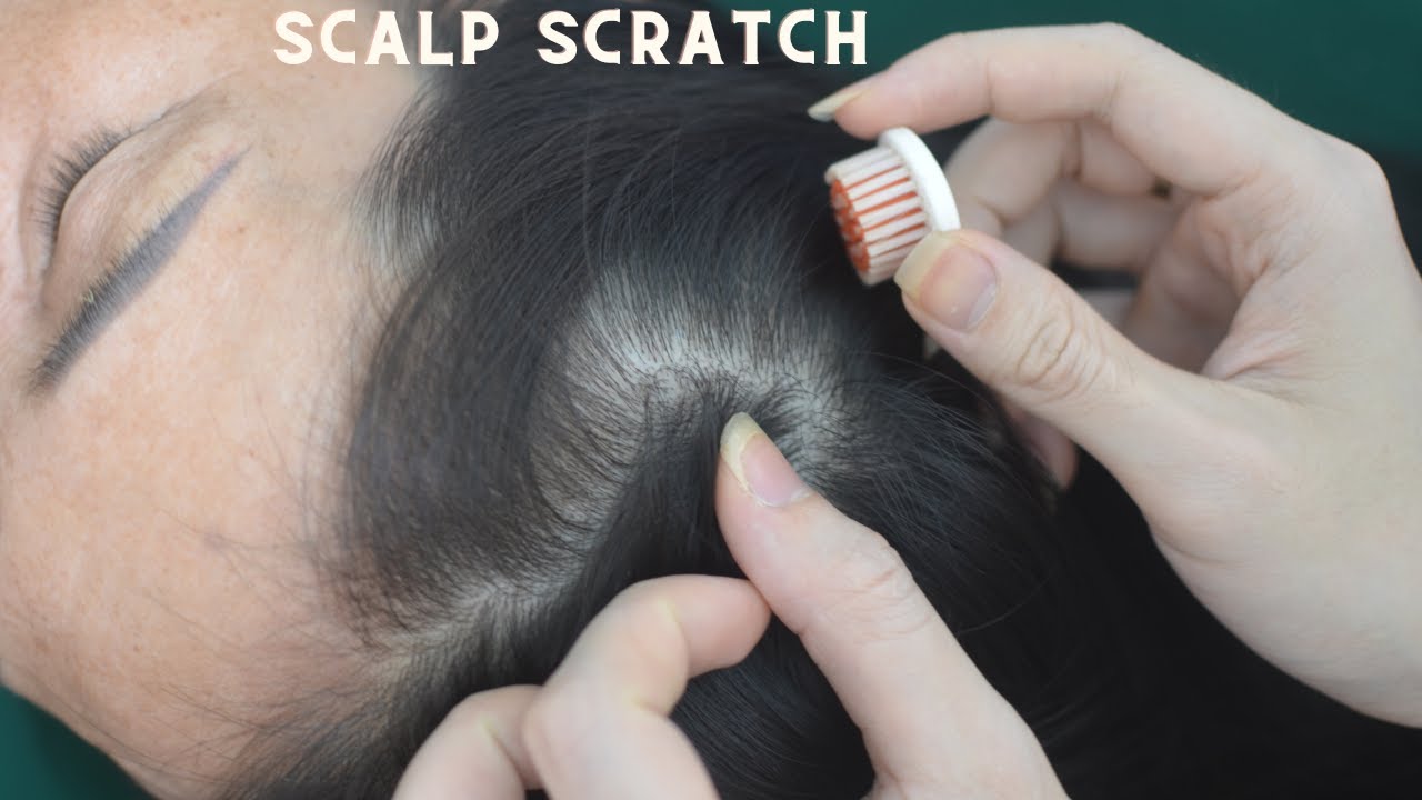 ASMR Head Scratching Sounds With Aggressive Scratch On Real Person For ...