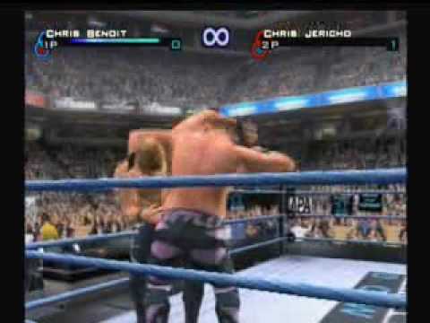 SMACKDOWN! JUST BRING IT! - Chris Benoit -vs- Chris Jericho (TLC) - YouTube