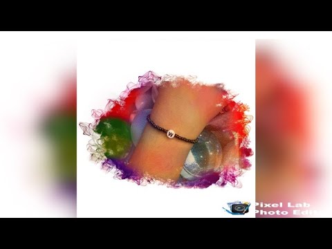 DIY Braslate At Home || Pearl Alphabet Braslate - YouTube