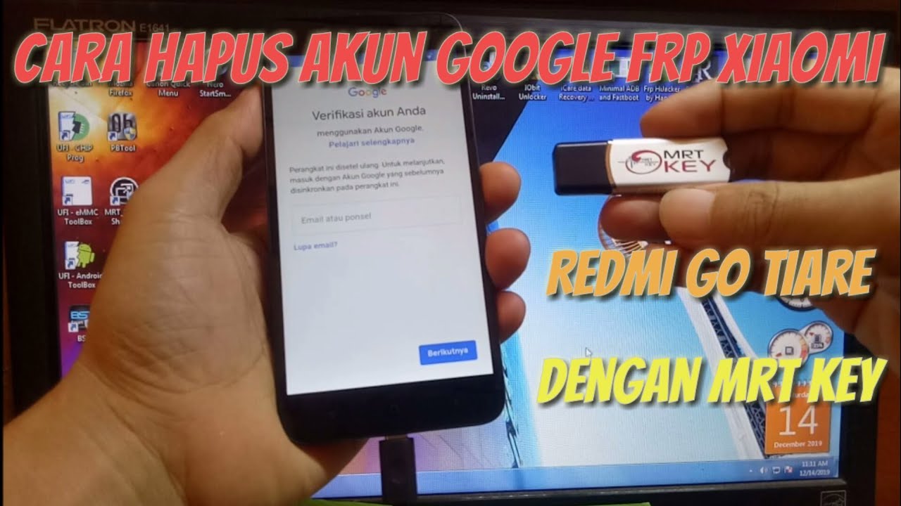 Cara Hapus Akun Google Frp Xiaomi Redmi Go Tiare Dengan Mrt Key - YouTube