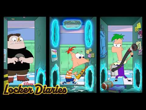 Buford's sandwich turns into a monster🥪 | Locker Diaries: Phineas and Ferb | @disneychannelanimation