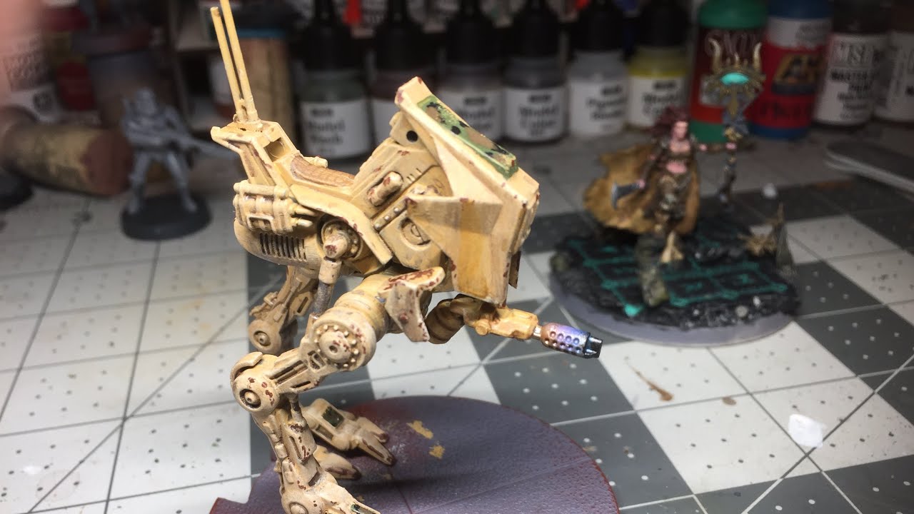 Star Wars Legion AT-RT painting stage 2 - YouTube