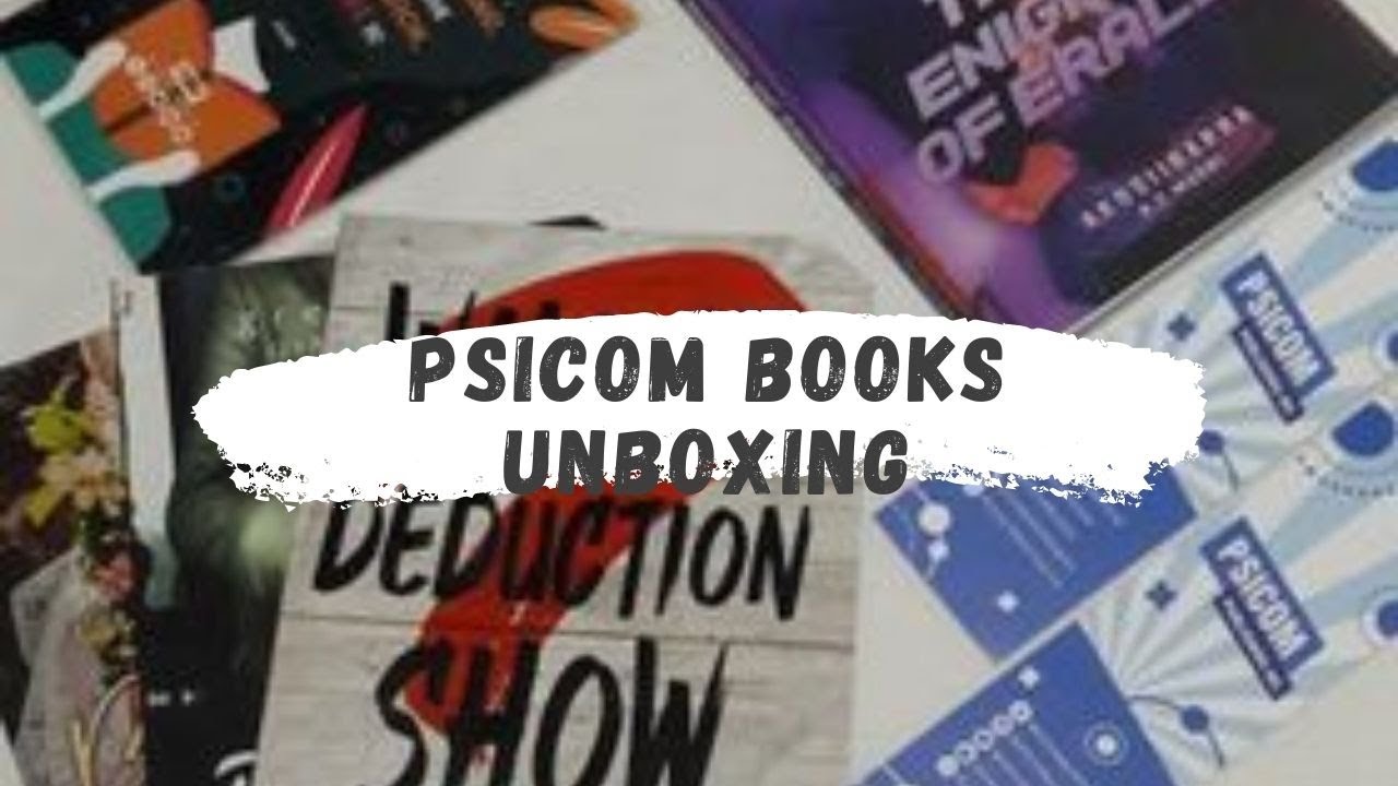 Psicom Books unboxing#1 | Philippines - YouTube